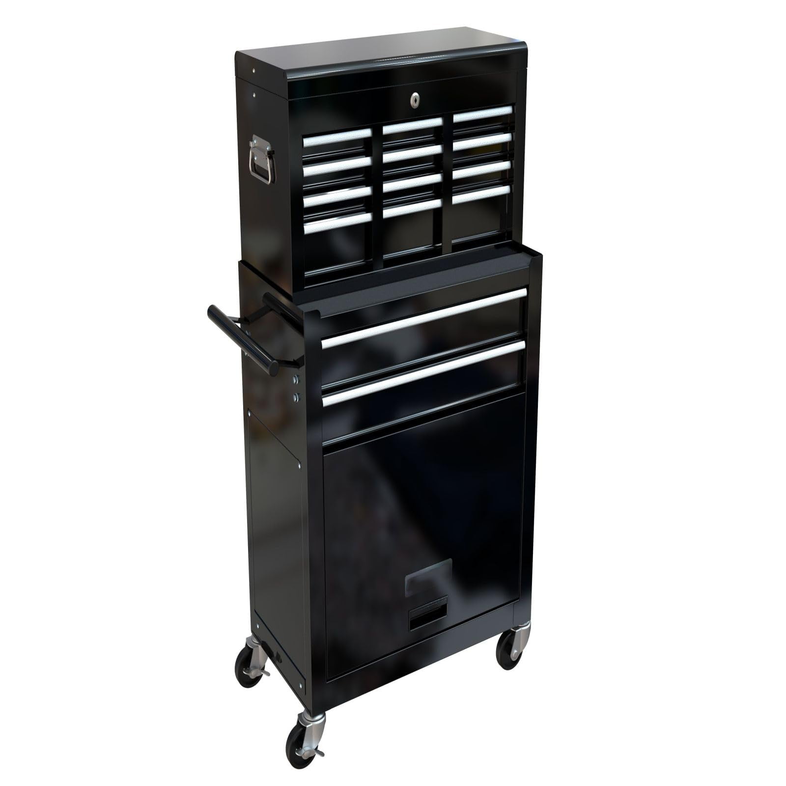 Yiwa 8-Drawer Rolling Tool Storage Cabinet - Heavy-Duty Steel Garage ...