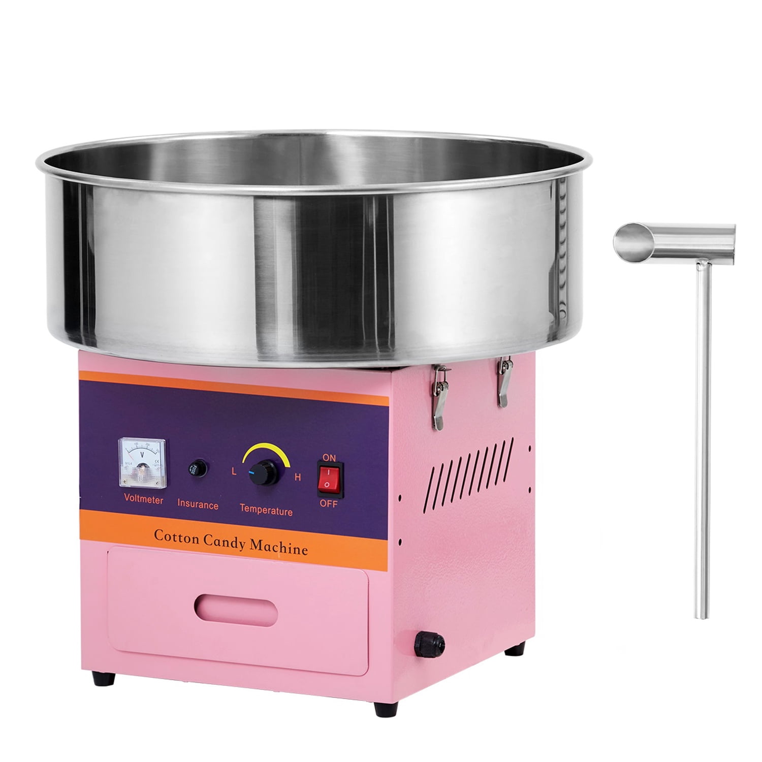 Yiwa Commercial Cotton Candy Machine with Drawer, Electric Cotton Candy ...