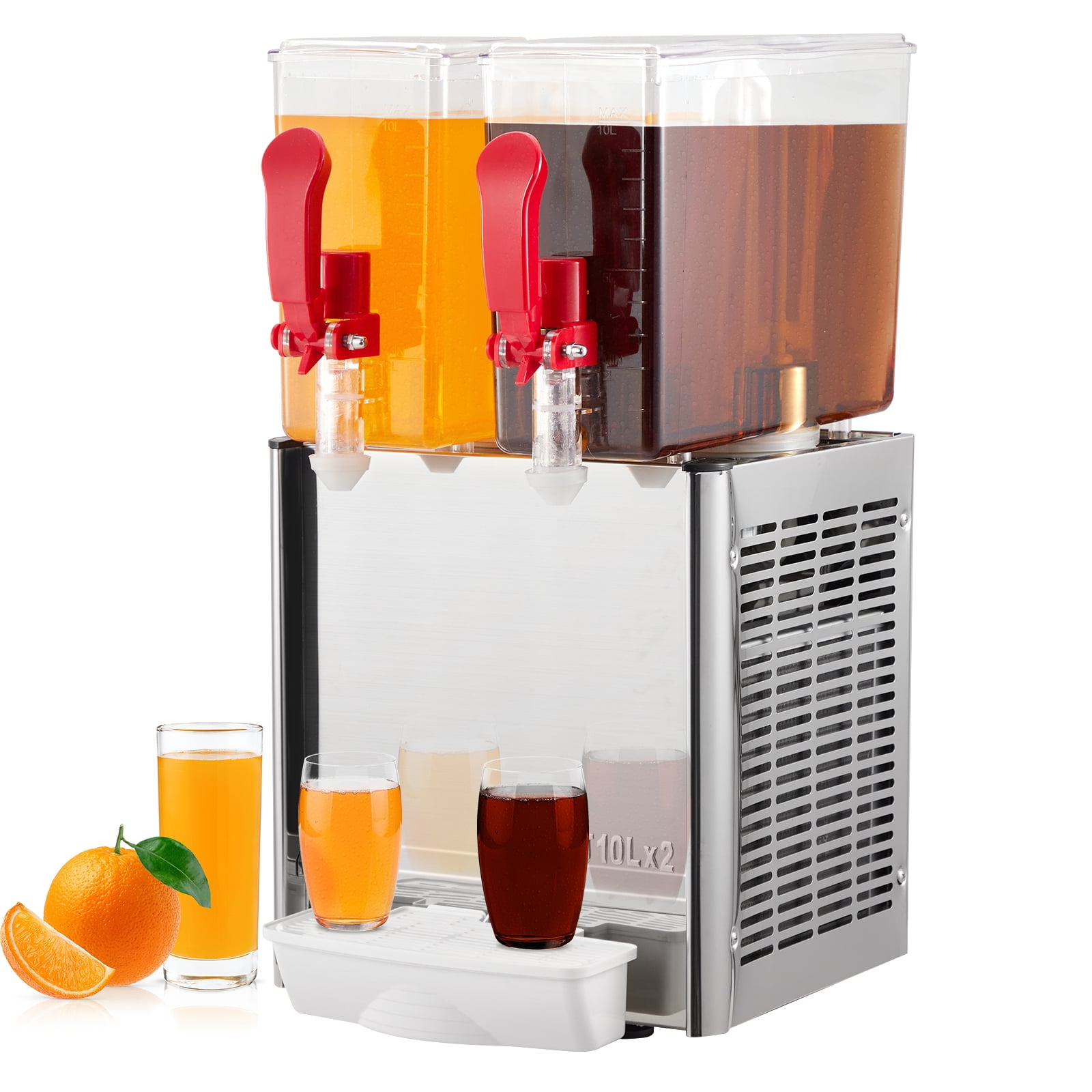Yiwa Ice Tea Dispenser, 280W Stainless Steel Drink Dispenser with ...