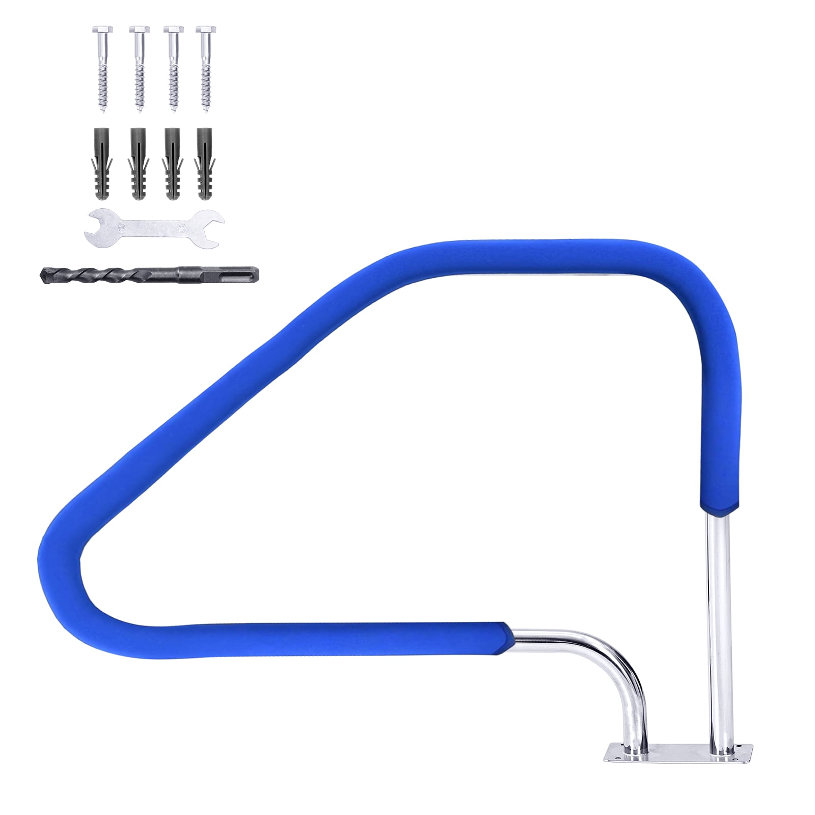 Yiwa Swimming Pool Handrails 49.5" x 34" Pool Railings for Inground ...