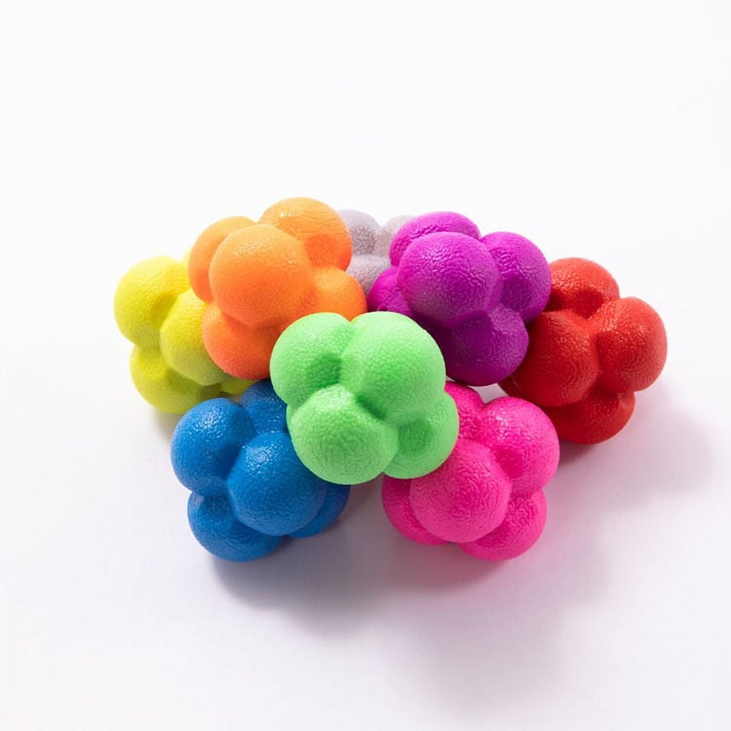 Yiwu toy hexagonal ball high elastic reaction ball agility ball ...