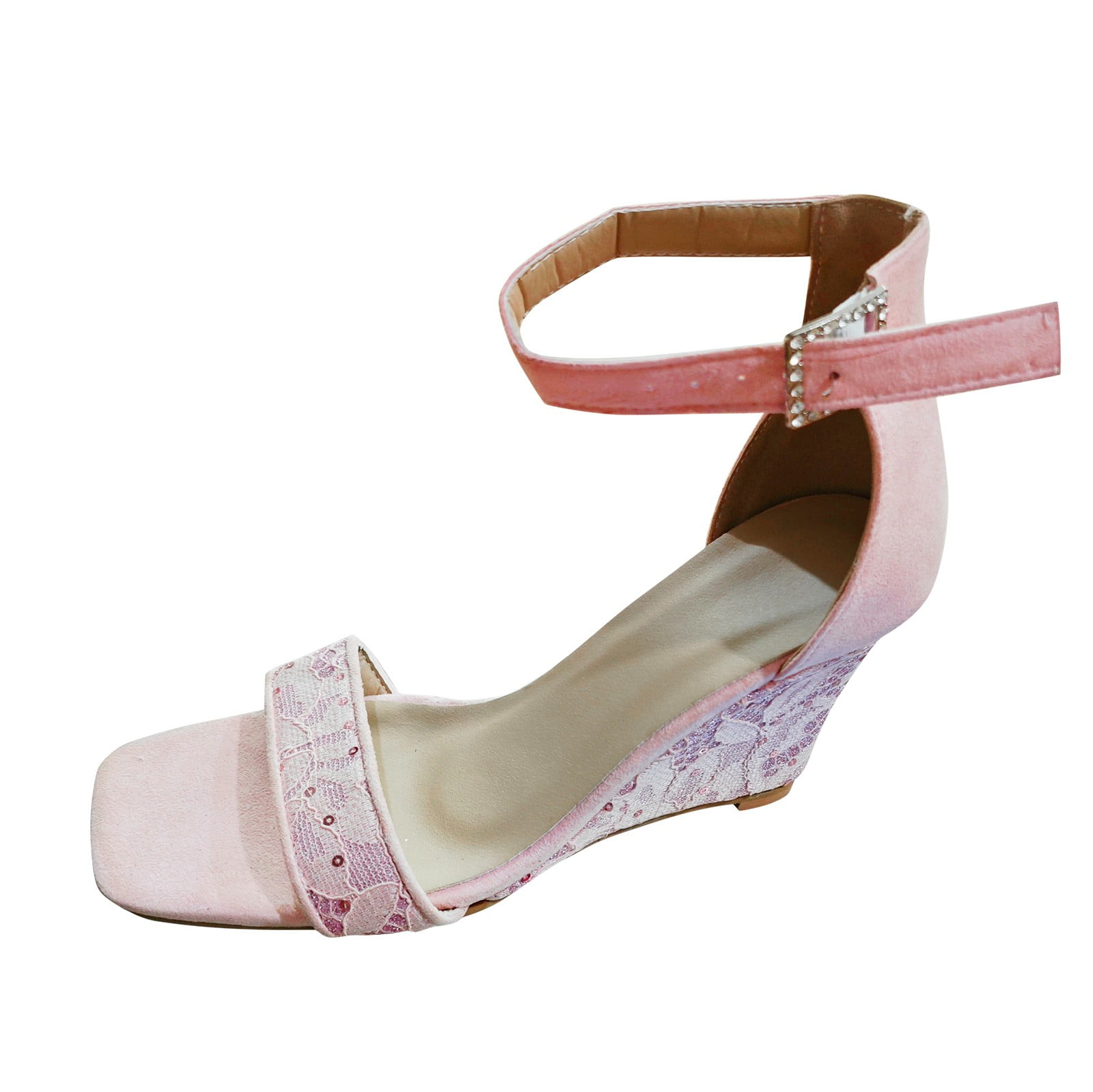 Yiwula Clearance Fad Leisure Womens Summer Fashion Open Toe Leather