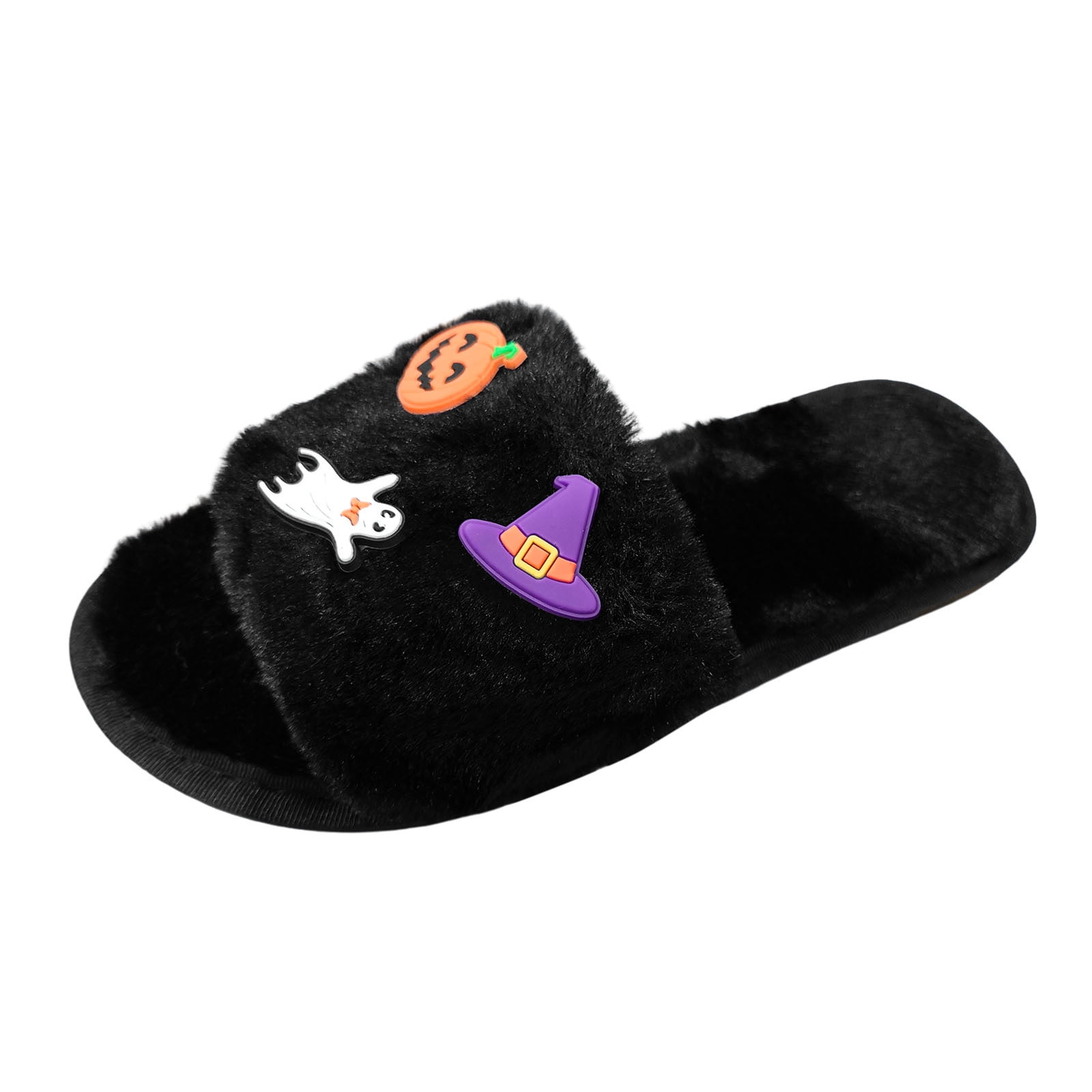 Yiwula Clearance Trend Breathable Ladies Fashion Winter Plush Open Toe