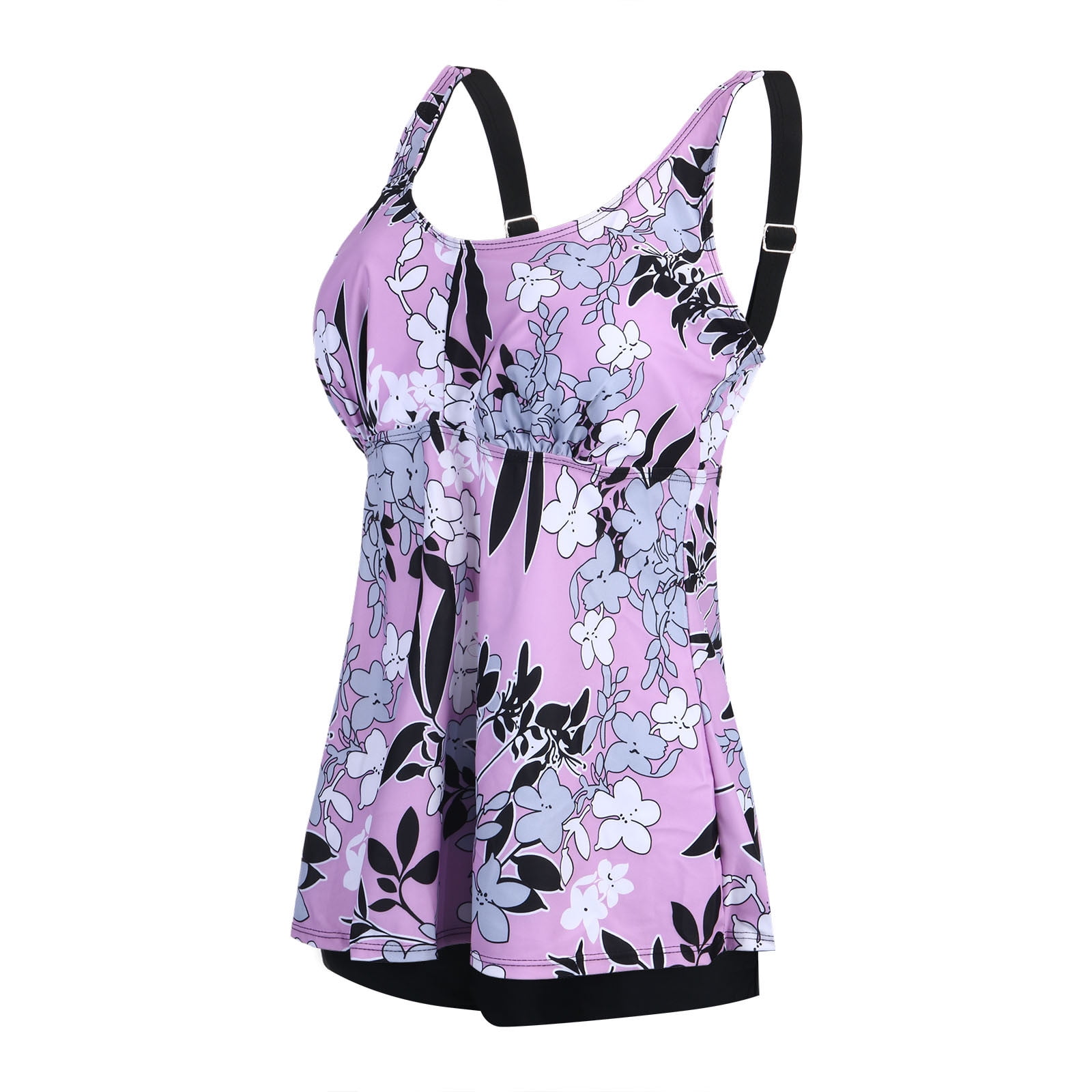 Yiwula Women Bikini Tie Dye Print Set Swimsuit Two Piece Filled Bra