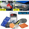 AUTOXBERT Car Lens Headlight Restoration Kit Polishing Sanding Cleaner ...