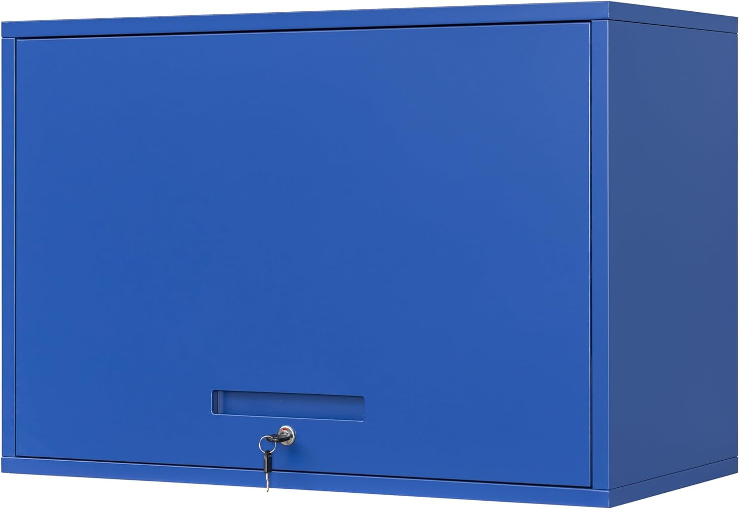 Yizosh Metal Garage Wall Cabinet with Doors and Shelves, Wall Mounted ...