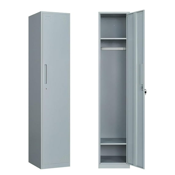 Yizosh Metal Lockers for Employees with Keys, 71" Employees Locker ...