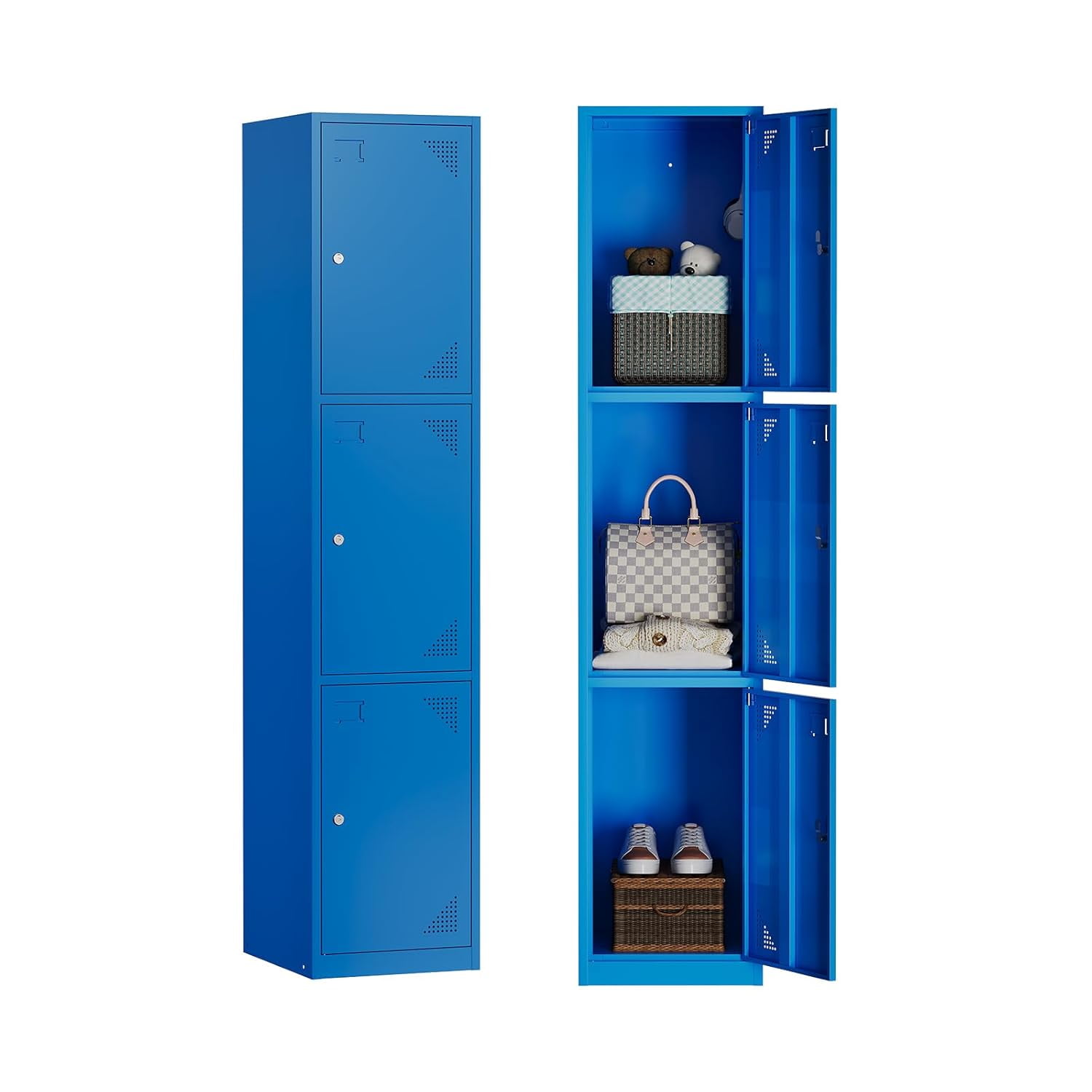 Yizosh Metal Lockers for Employees with Keys, Employees Locker Storage ...