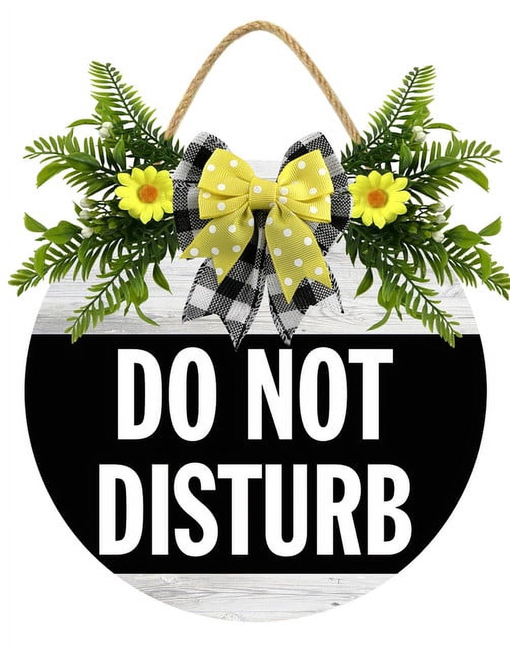 Yjiankangz 11In Door Sign Do Not Disturb Hanging Sign Wood Farmhouse ...