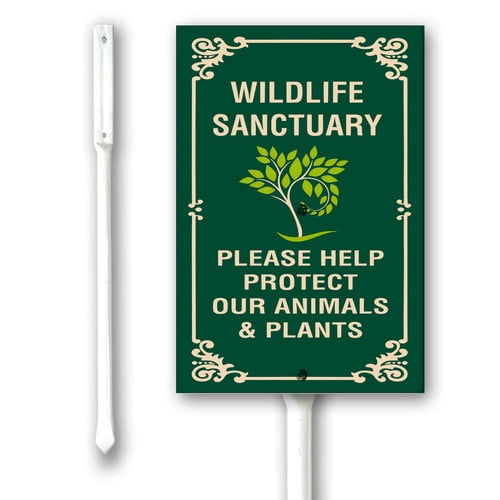 Yjiankangz 4.6x6 In Wildlife Sanctuary Please Help Protect Our Animals ...