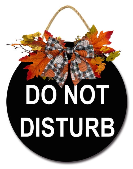 Yjiankangz Do Not Disturb Wood Sign Rustic Farmhouse Style Plaque 11 ...