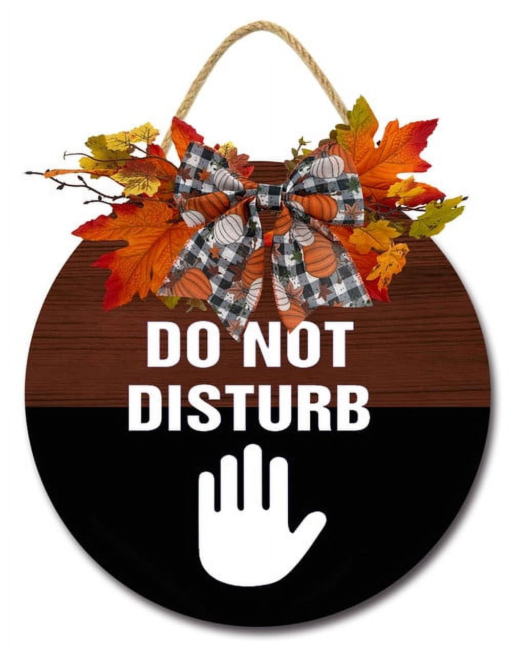 Yjiankangz Do Not Disturb Wood Sign Rustic Farmhouse Style Plaque 11 ...