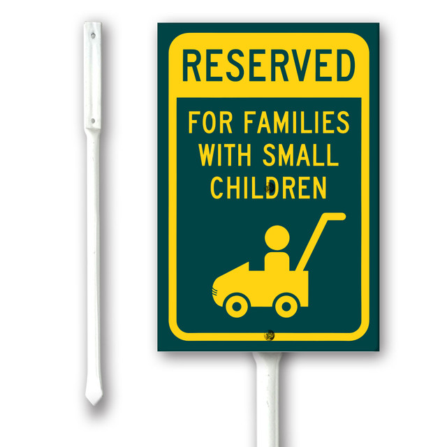 Yjiankangz Funny Reserved For Families With Small Children Yard Sign ...