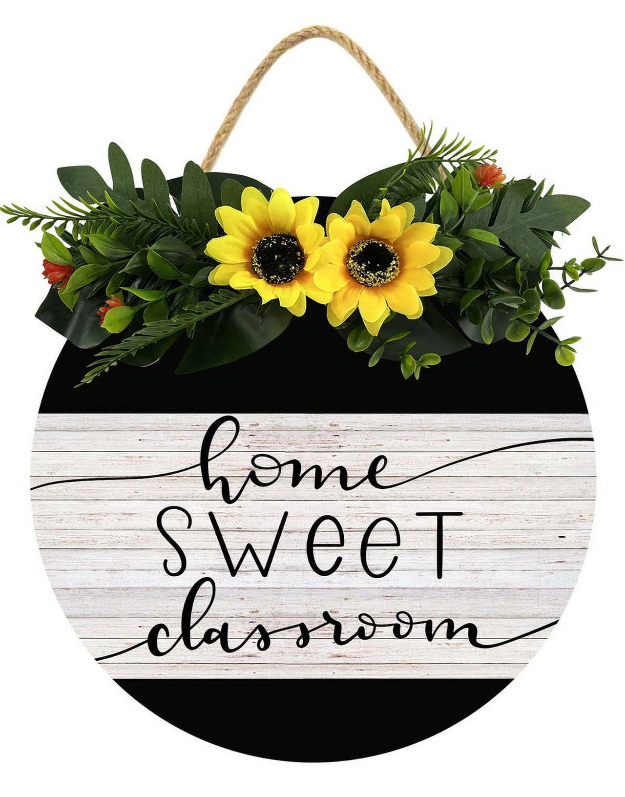 Yjiankangz Home Sweet Classroom Sign Wall Art Educational Cute School ...