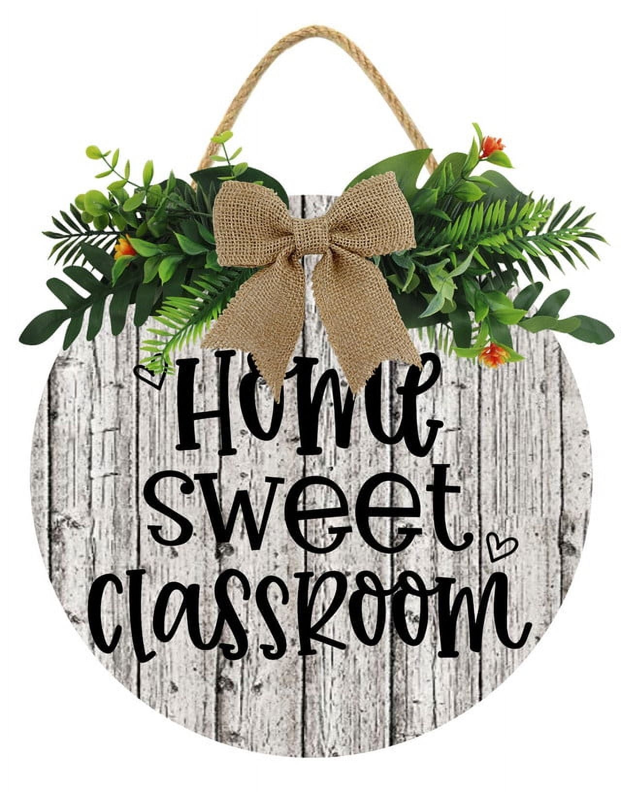 Yjiankangz Home Sweet Classroom Sign Wall Art Educational Cute School ...