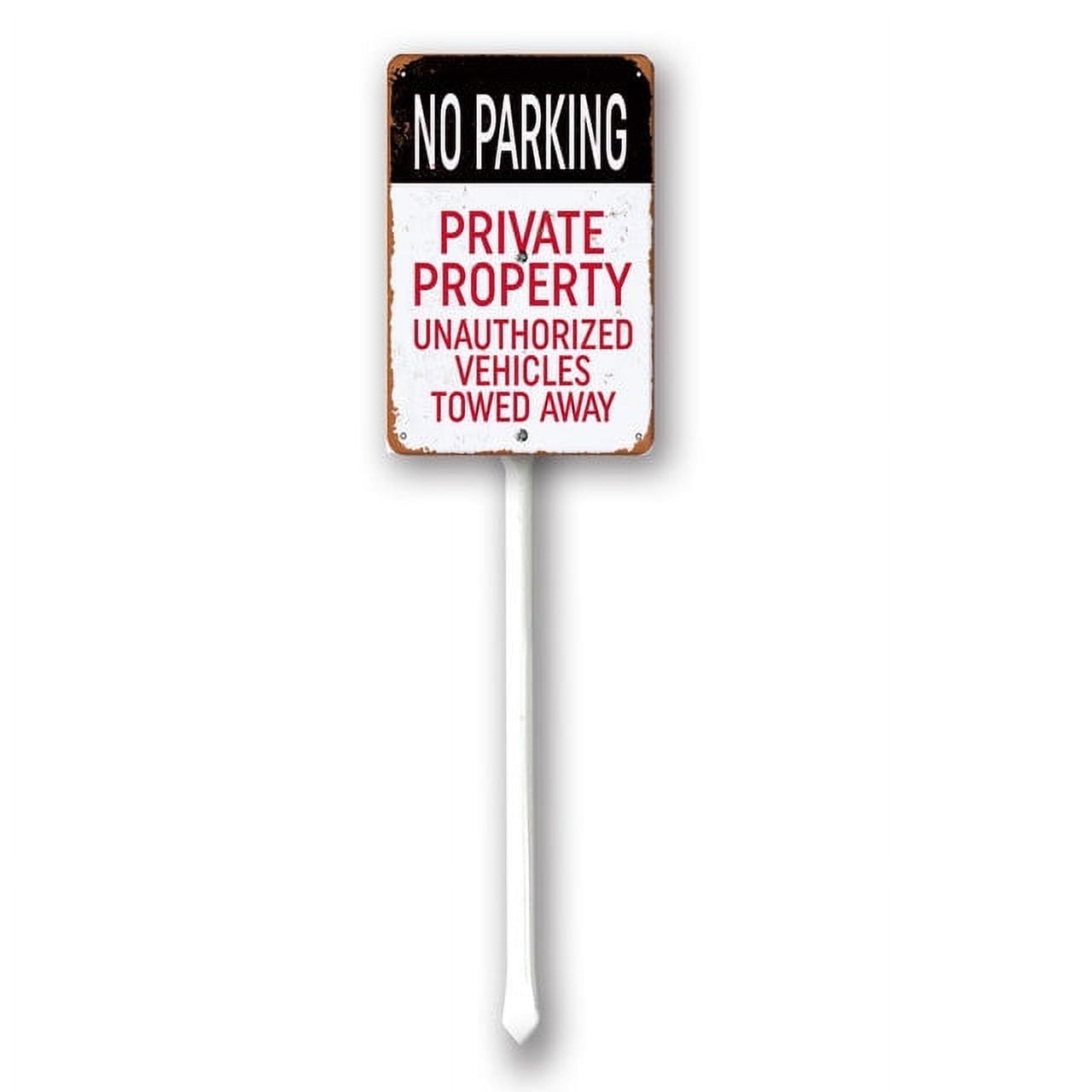Yjiankangz Retro No Parking Private Property Unauthorized Vehicles ...