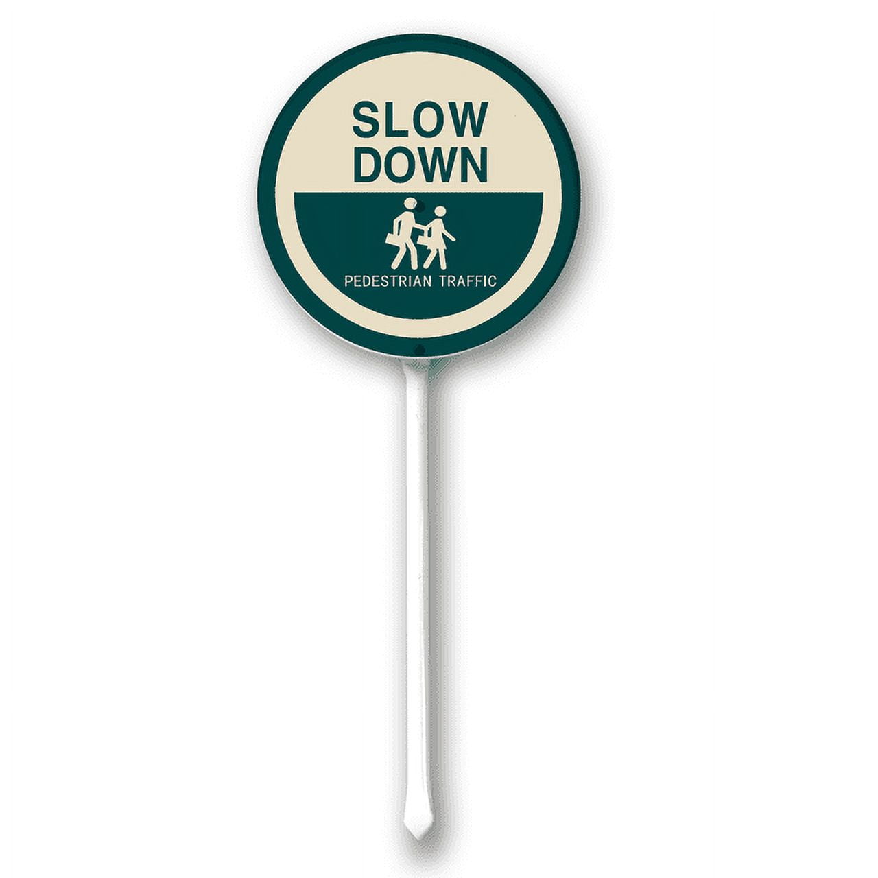 Yjiankangz Sign 9.2x9.2 Inch Slow Down Pedestrian Traffic Aluminum ...