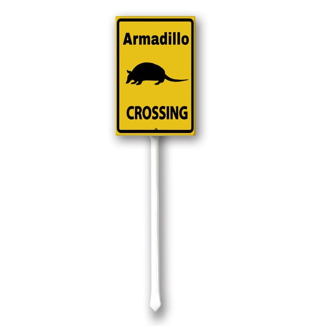 Yjiankangz Slow Down Signs Armadillo Crossing Sign Drive Slow Sign Slow ...