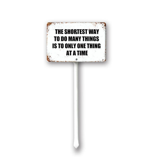 Yjiankangz The Shortest Way to Do Many Things is to Only One Thing at A ...