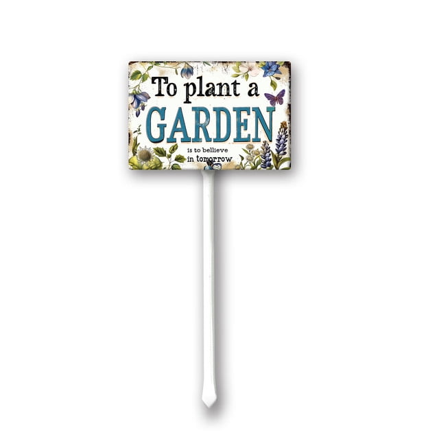 Yjiankangz Yard Sign With Stake To Plant A Garden Is To Believe In ...