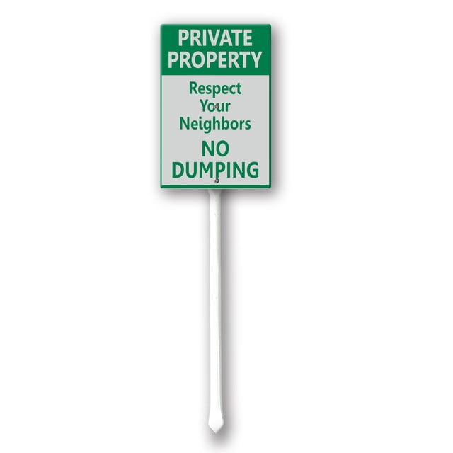 Yjiankangz Yard Signs, Private Property Respect Your Neighbors No ...