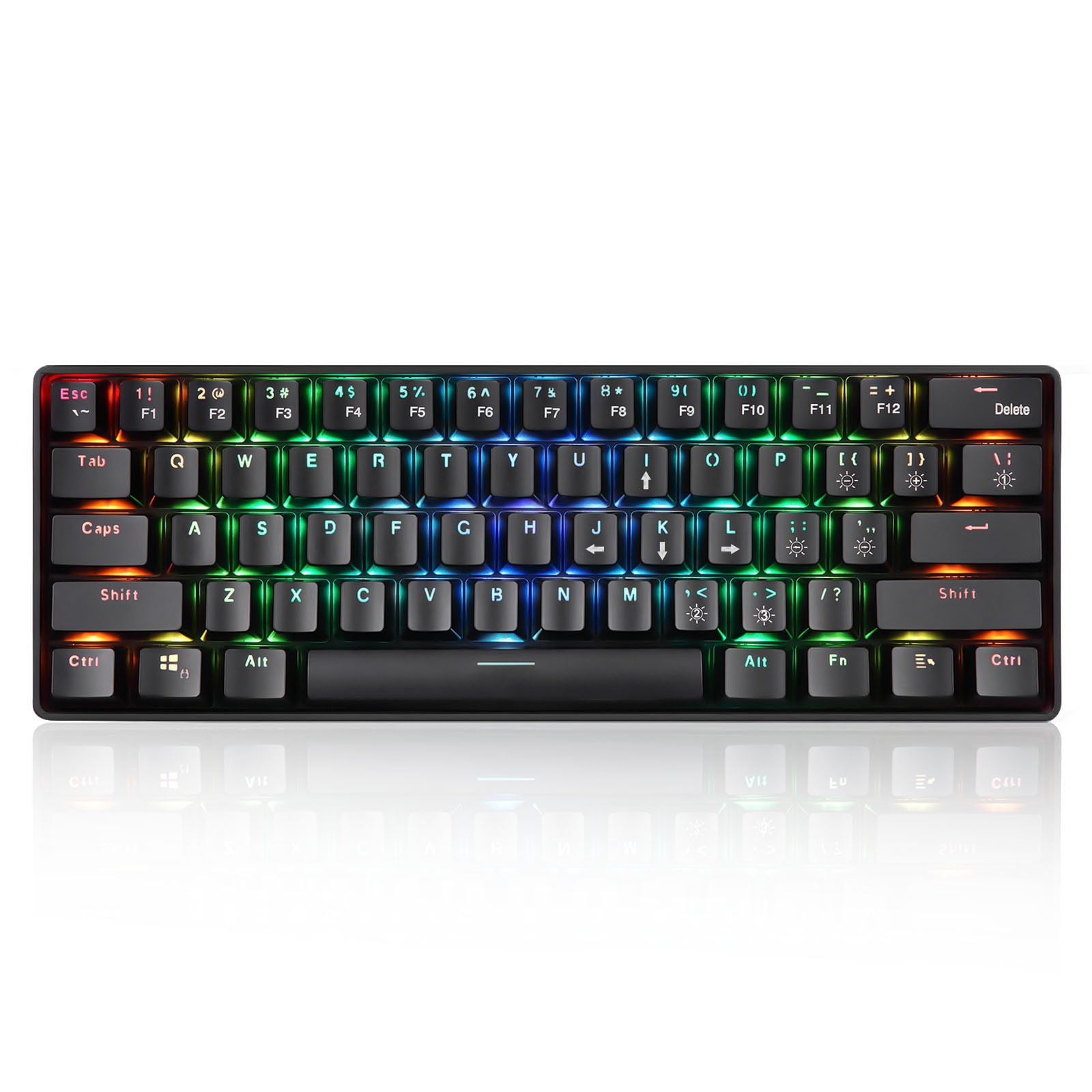 Yk600 Mechanical Keyboard Wireless Plus Wired 2.4G Mode Type C Charging ...