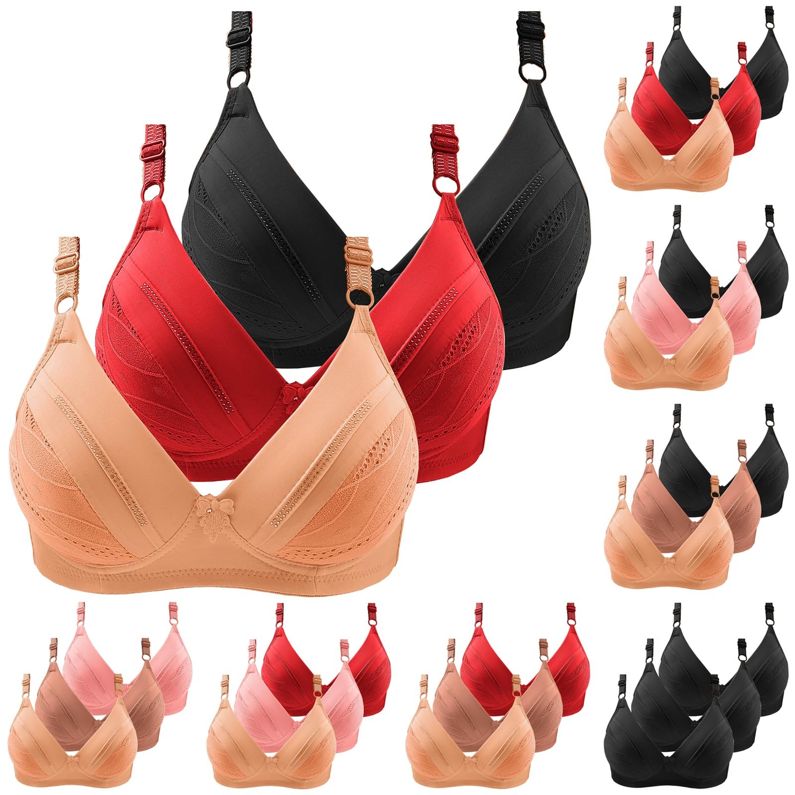Ykohkofe Pumping Bra Hands Free Sport Bras Front Zipper Sports Bras For ...