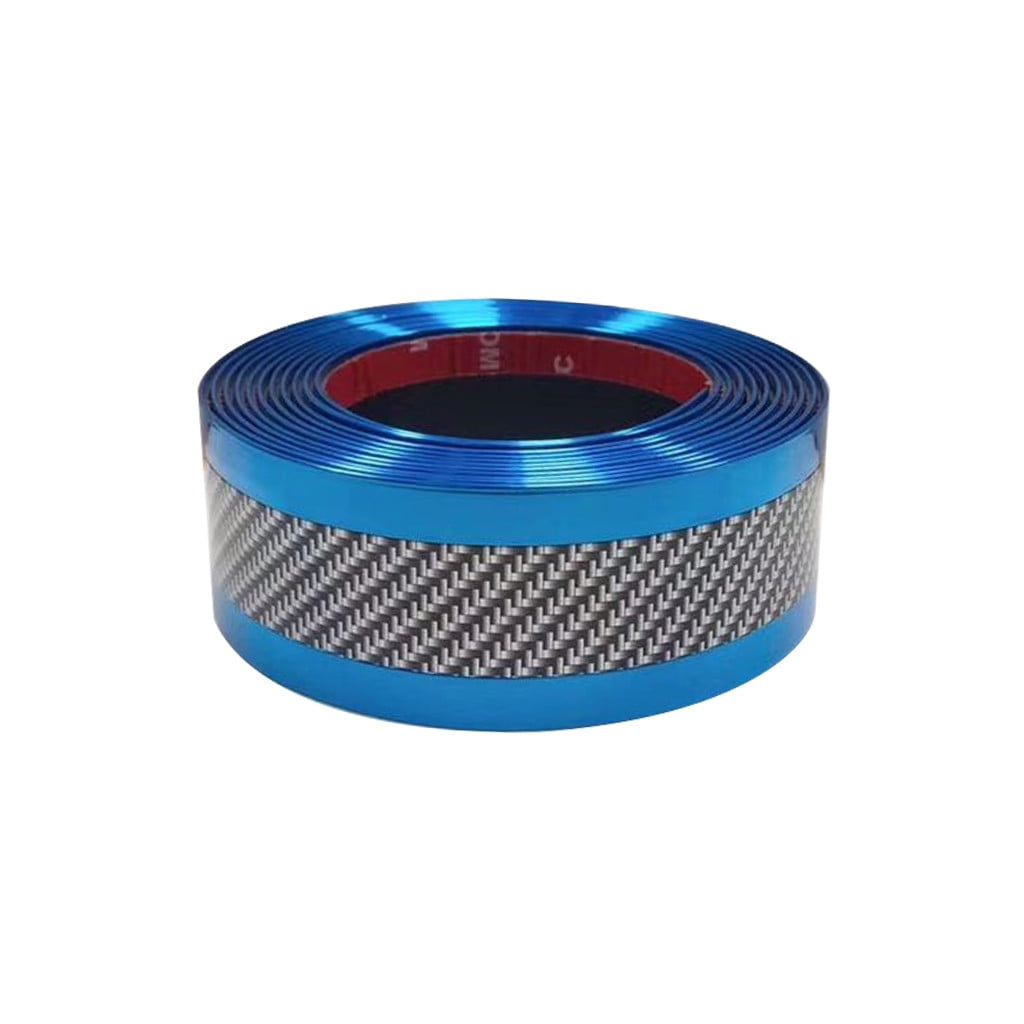 Ykohkofe Rubber Car Door DIY Edge Sticker Guard Strip Carbon Fiber Sill ...