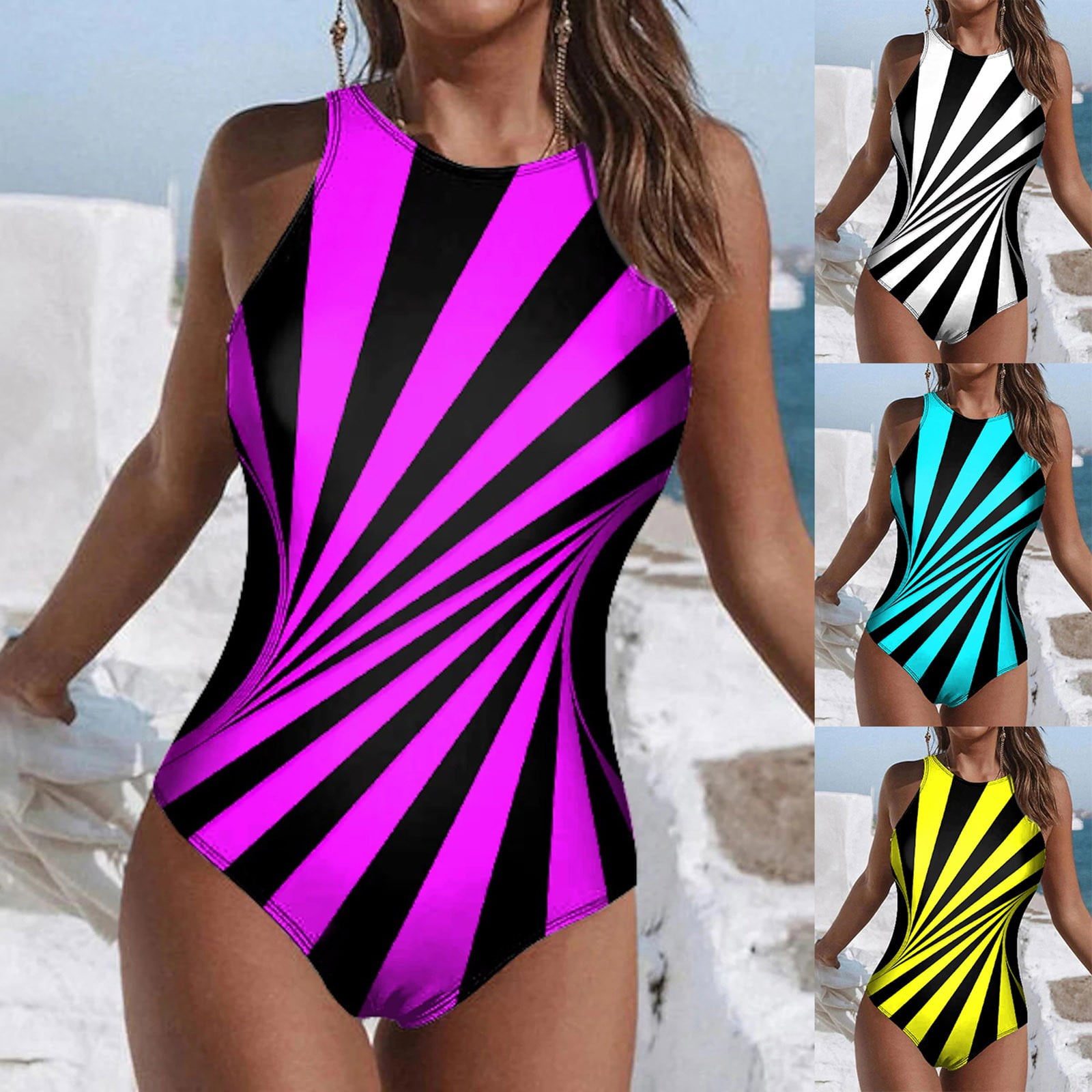 Ykohkofe Sexy Swimsuits For Women Plus Size Push Bikini Slimming One