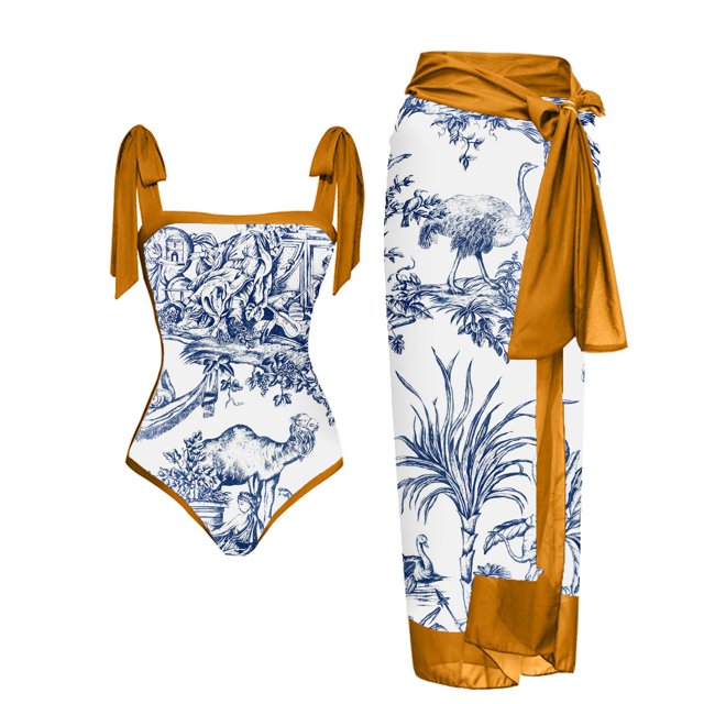 Ykohkofe Women Swimsuits Clearance Tummy Control Side Tie Bikini Mardi