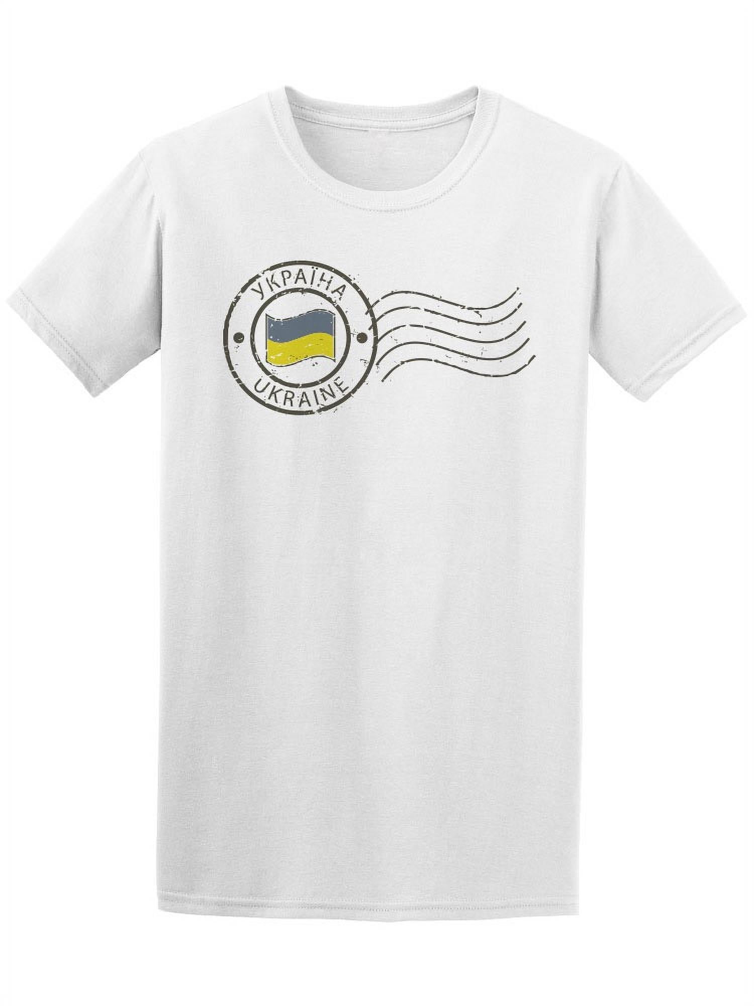 Ykpaiha Ukraine Grunge Stamp T-Shirt Men -Image by Shutterstock, Male ...