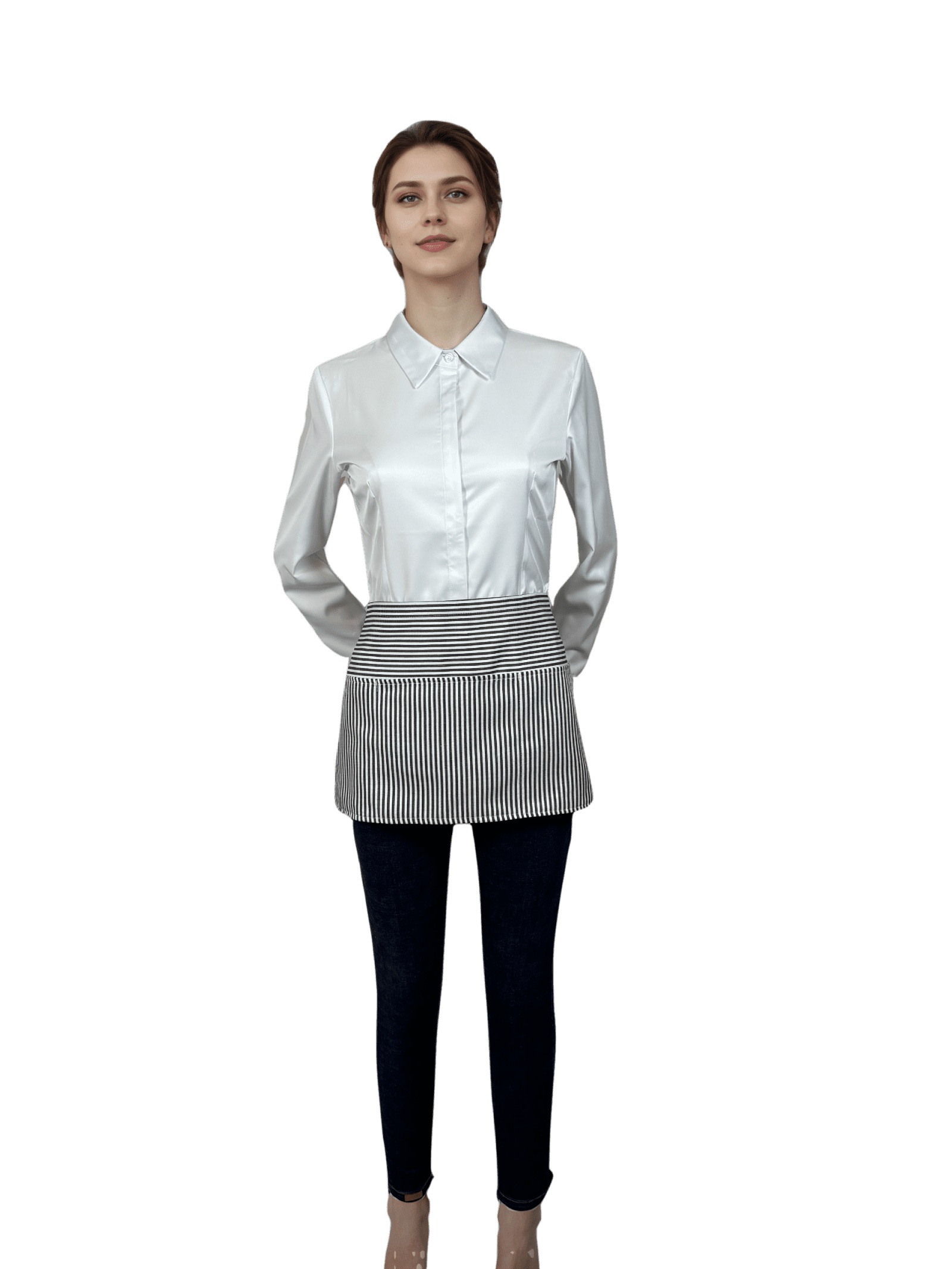 Yloxuf 3 Pack Sever Waist Aprons for Women Men with 3 Pockets, Kitchen ...
