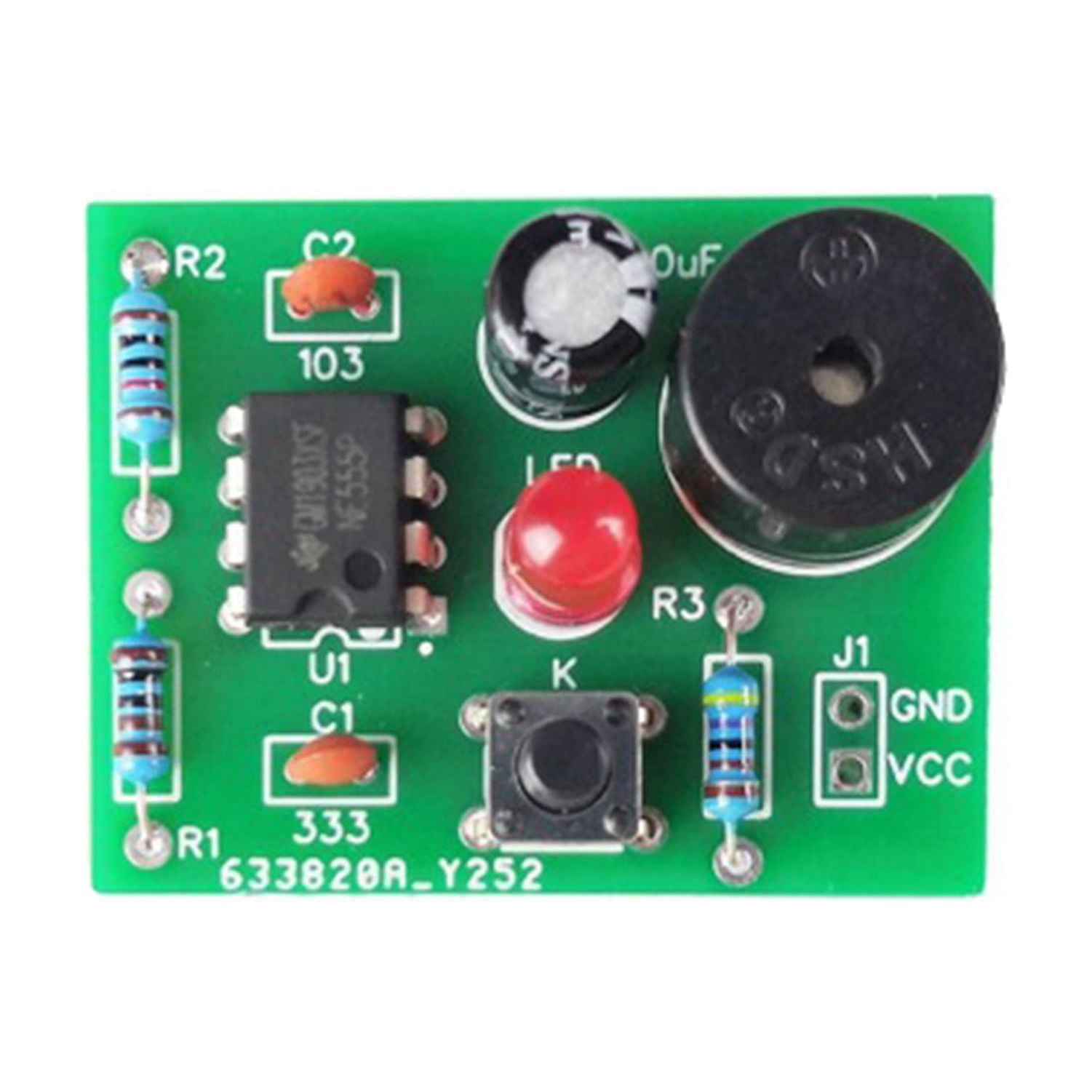 Ylutex Simulated Telegraph Sound Kit: Simulated Telegraph Beeper,NE555 ...