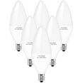 Ymam.Light LED Light Bulb, B11 E12 Candelabra Base 4W 40W Equivalent, Dimmable 3000K Warm White ...