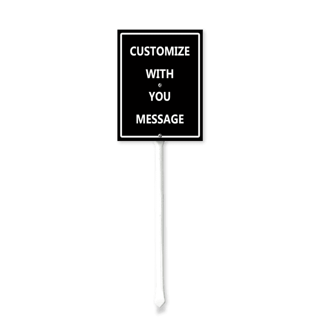 Ymaotrade Add Your Own Message-Customizable Sign with Stake ...