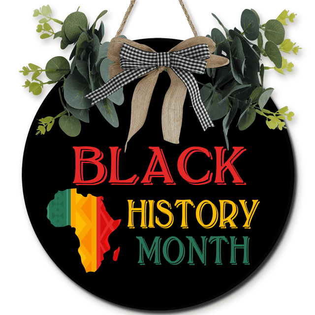 Ymaotrade Black History Month Wooden Sing Decorations for Porch Front ...