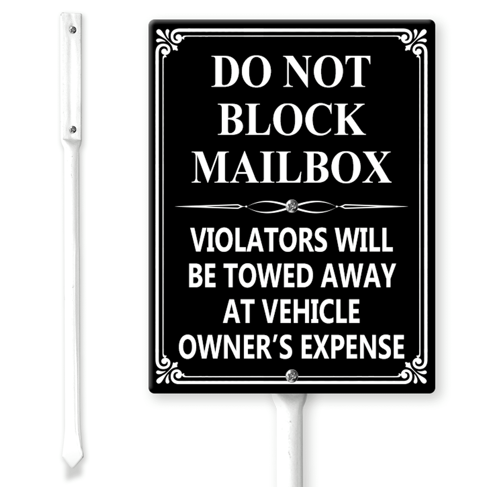 Ymaotrade Do Not Block Mailbox - Violators Will Be Towed Away At ...