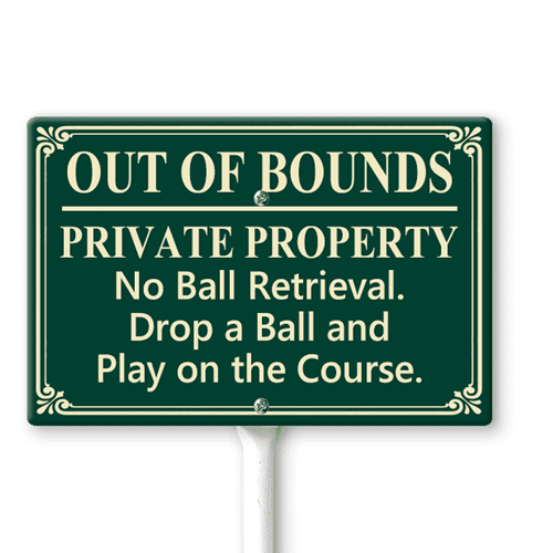 Ymaotrade Out Of Bounds Private Property No Ball Retrieval Play On The ...