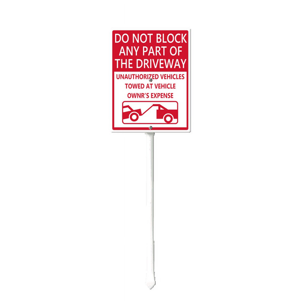 Ymaotrade Do Not Block Any Part Of The Driveway - Unauthorized Vehicles ...