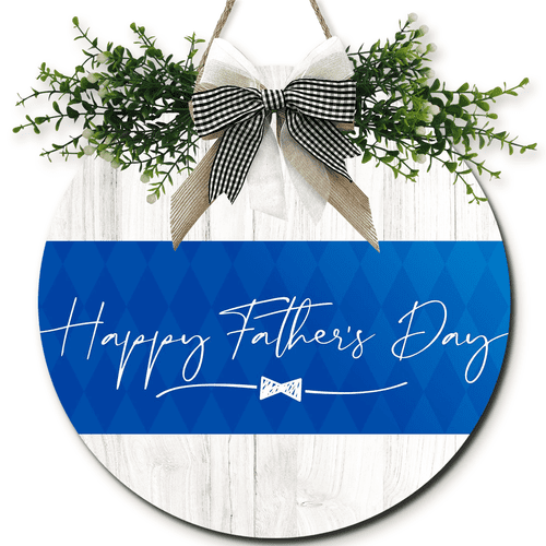 Ymaotrade Fathers Day Welcome Signs for Door 12inch, Farmhouse Rustic ...