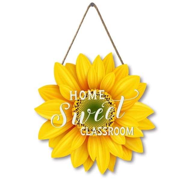 Ymaotrade Home Sweet Classroom Sign for Classroom Door Hanger Back to ...
