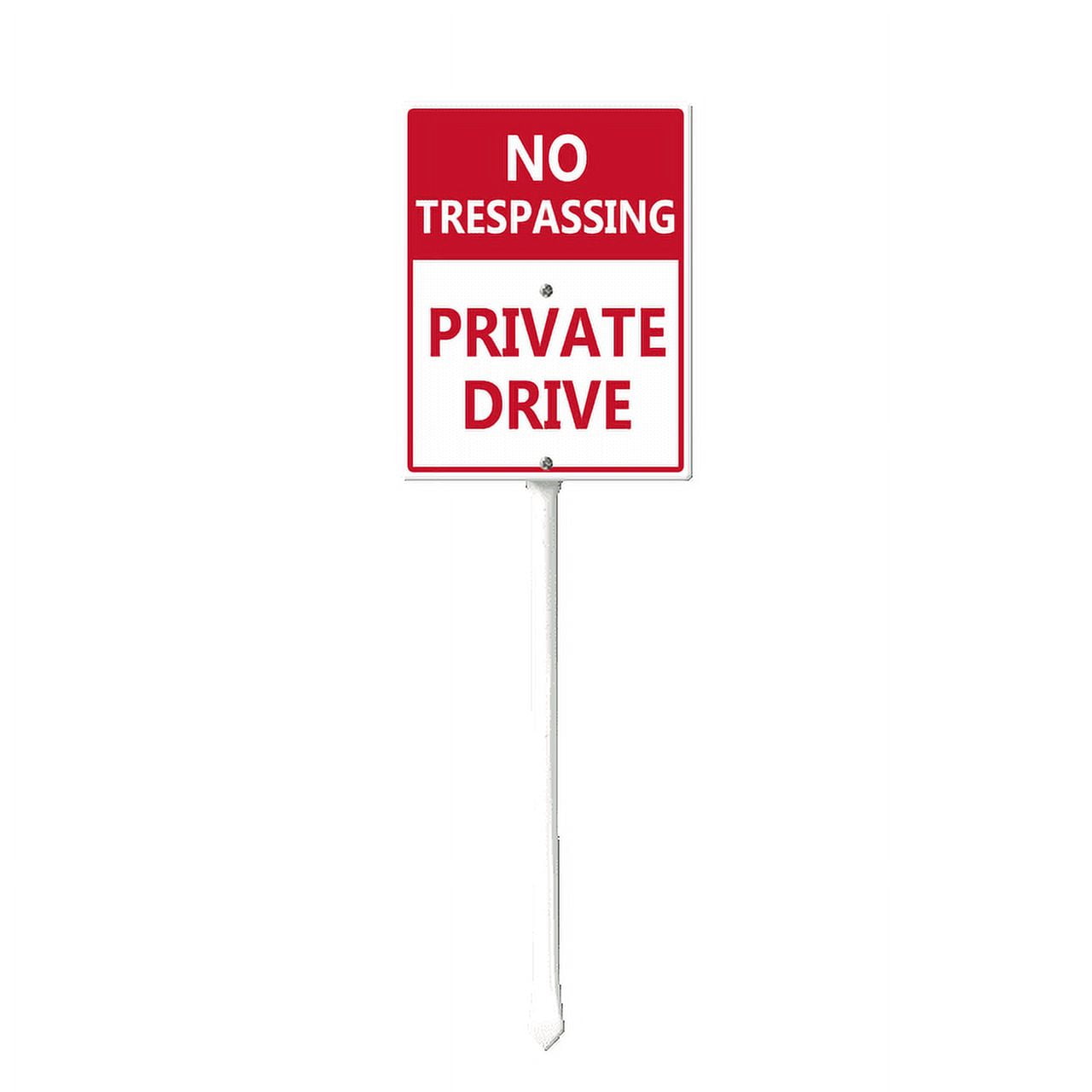 Ymaotrade No Trespassing - Private Drive Signs for Yard with Stake ...