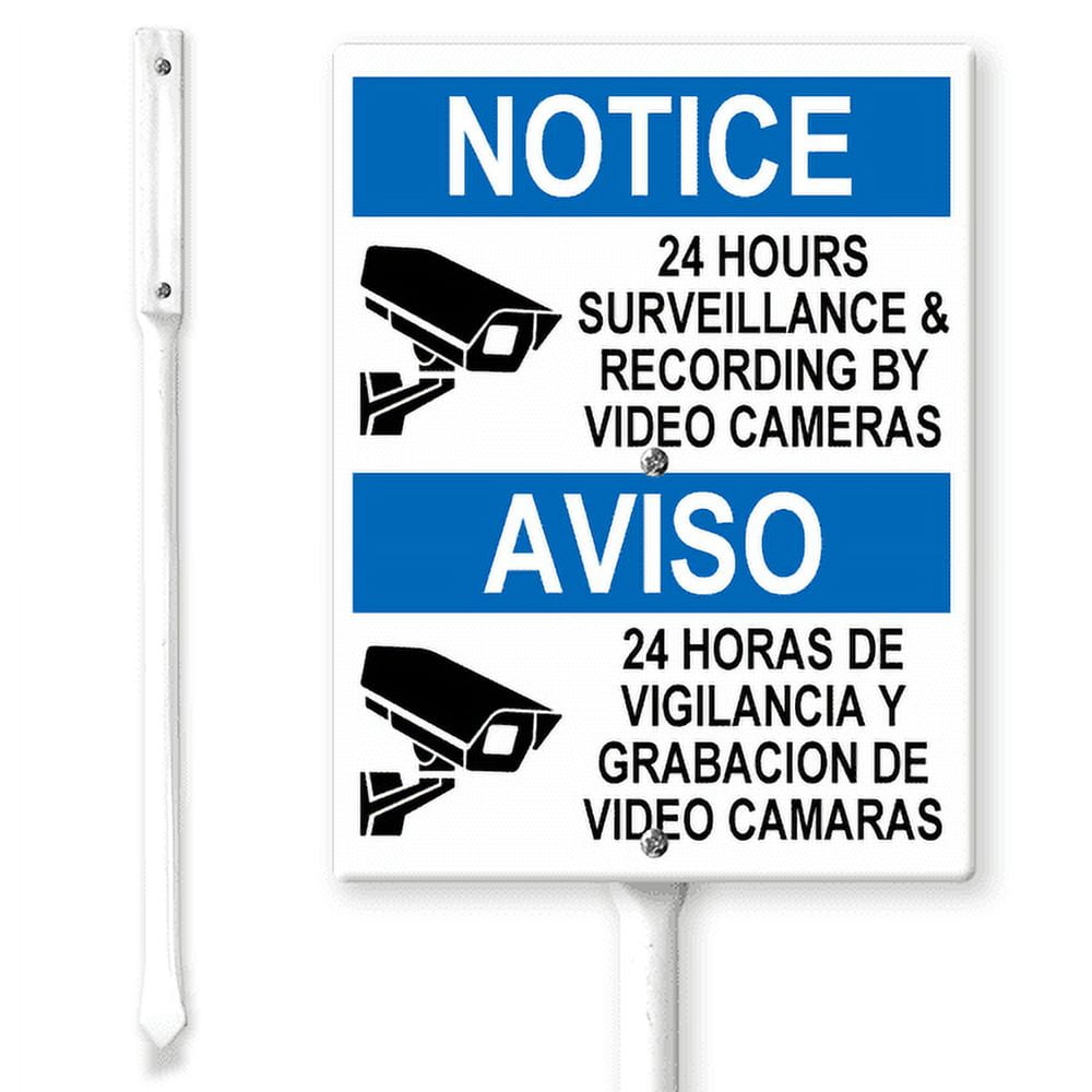 Ymaotrade Notice - 24 Hours Surveillance By Video Cameras Bilingual ...