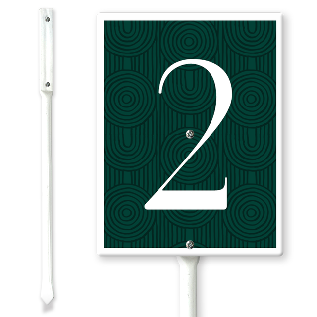 Ymaotrade Number 2 Yard Sign, House Number Address Yard Sign with ...