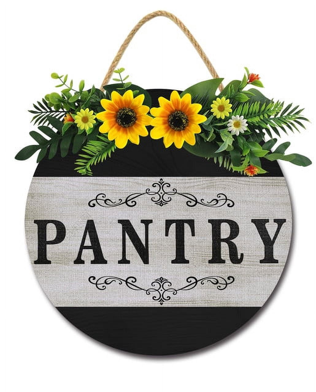Ymaotrade Pantry Sign, Farmhouse Kitchen Wall Sign for Home, Restaurant ...