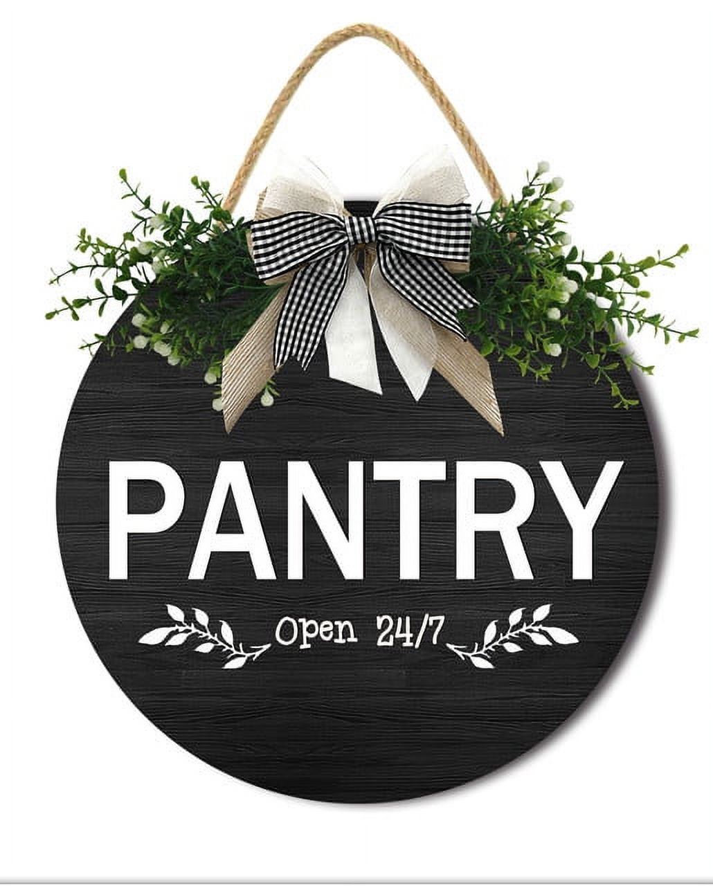 Ymaotrade Pantry Signs For Kitchen Farmhouse - Kitchen Pantry Sign ...