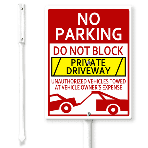 Ymaotrade No Parking Do not Block Private Driveway Unauthorized ...