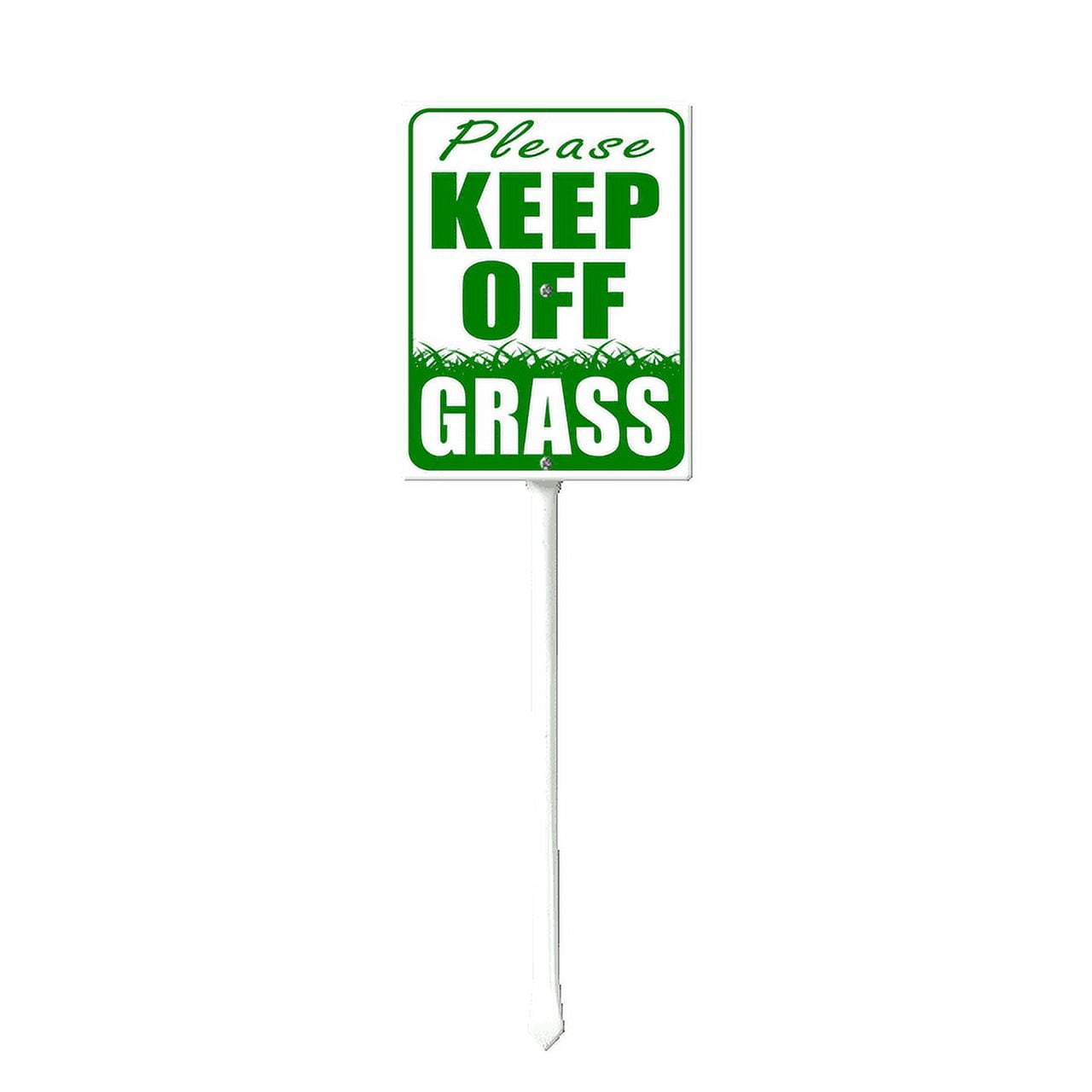 Ymaotrade Please Keep Off Grass Sign - Aluminum Do Not Walk on Grass ...