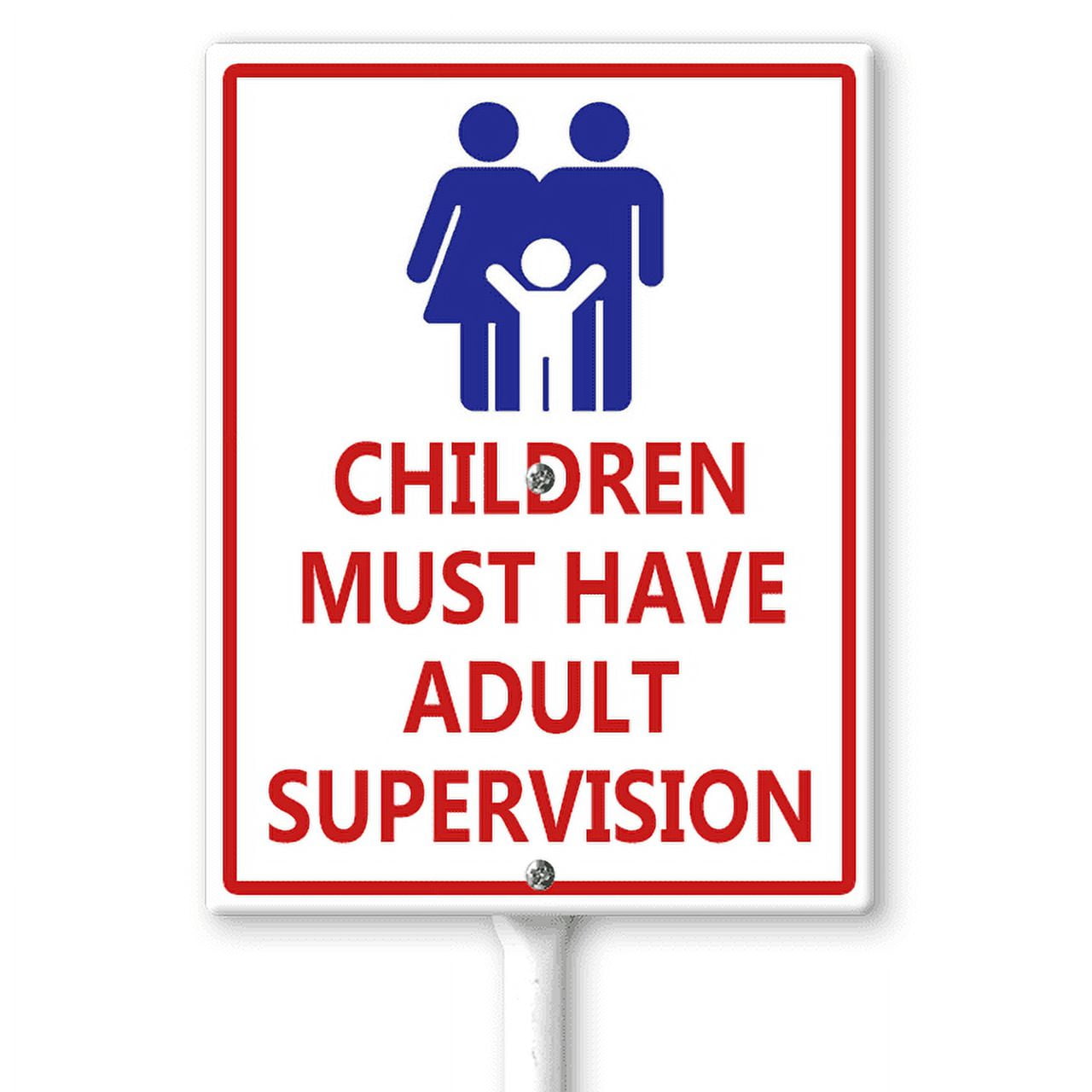 Ymaotrade Pool Sign, Children Must Have Adult Supervision Yard Sign ...