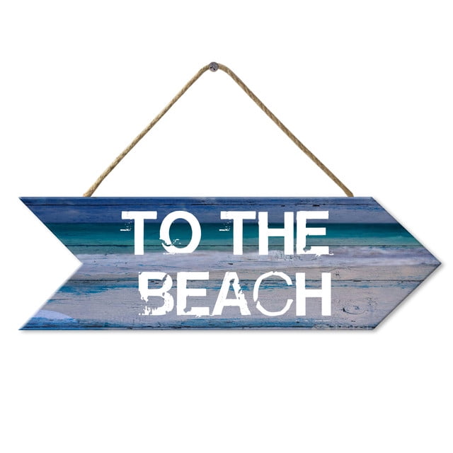 Ymaotrade Retro Rustic To The Beach Arrow Nautical Seaside Marine Theme ...